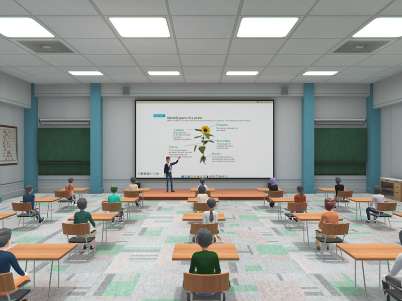 Fostering real-time collaboration in a bespoke virtual environment ...