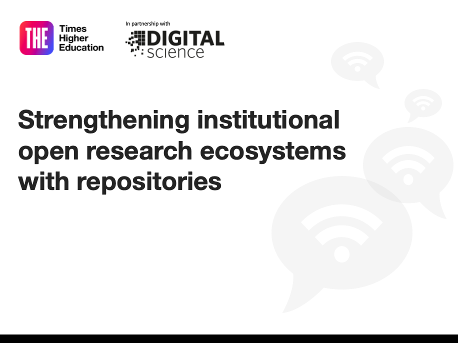 Using repositories to build resilient open research ecosystems | THE ...